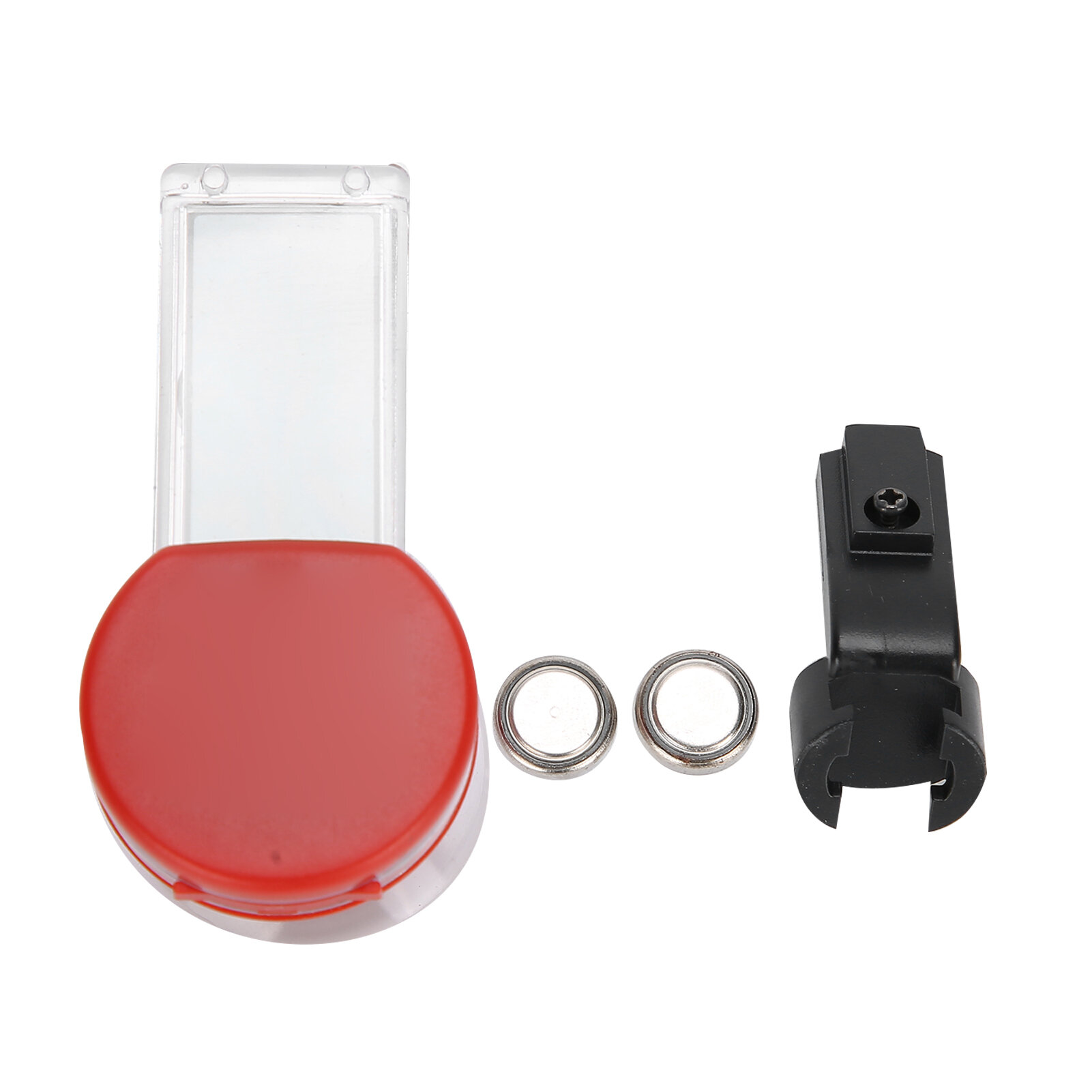 Цифровой термометр-гигрометр для террариума рептилий, красный.