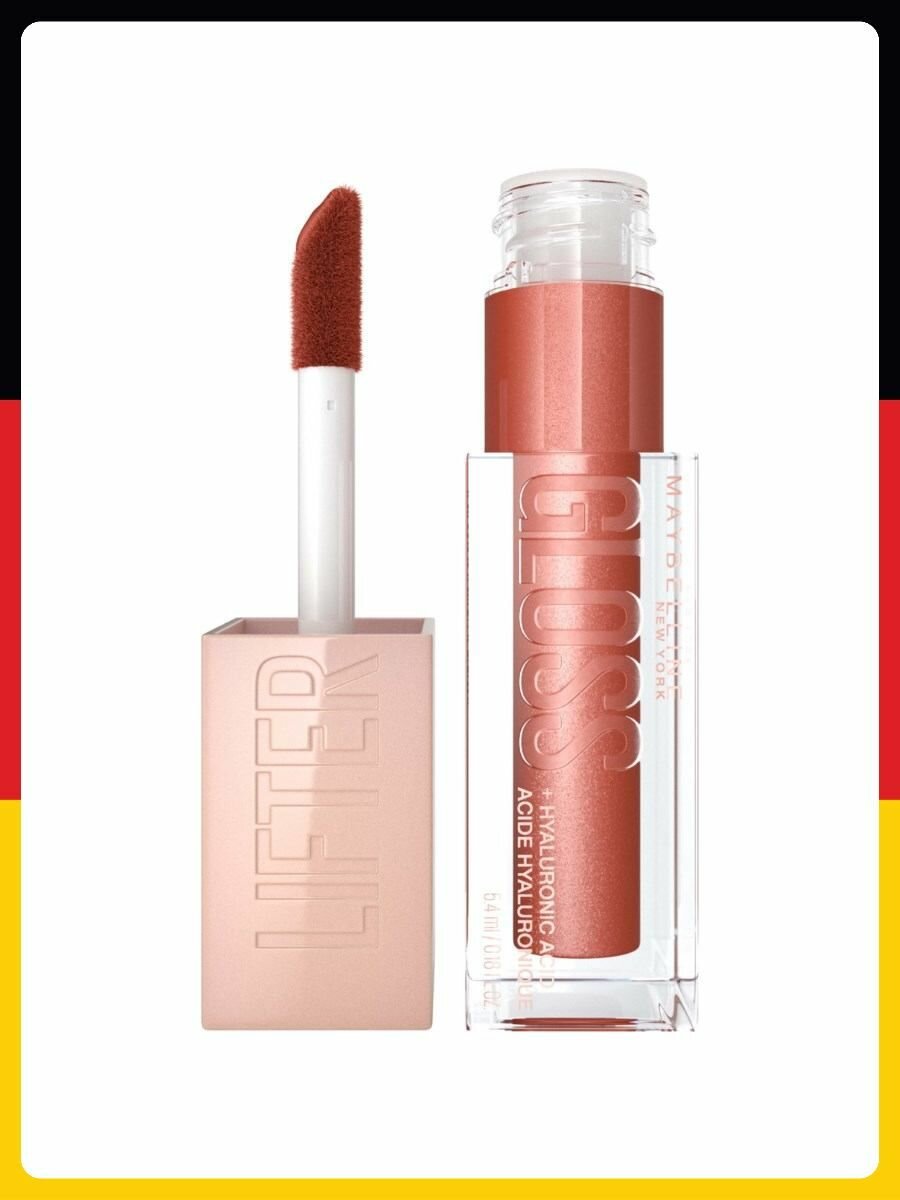 Блеск для губ Maybelline New York Lifter Gloss, Hydrating Lip Gloss with Hyaluronic Acid 009 Topaz