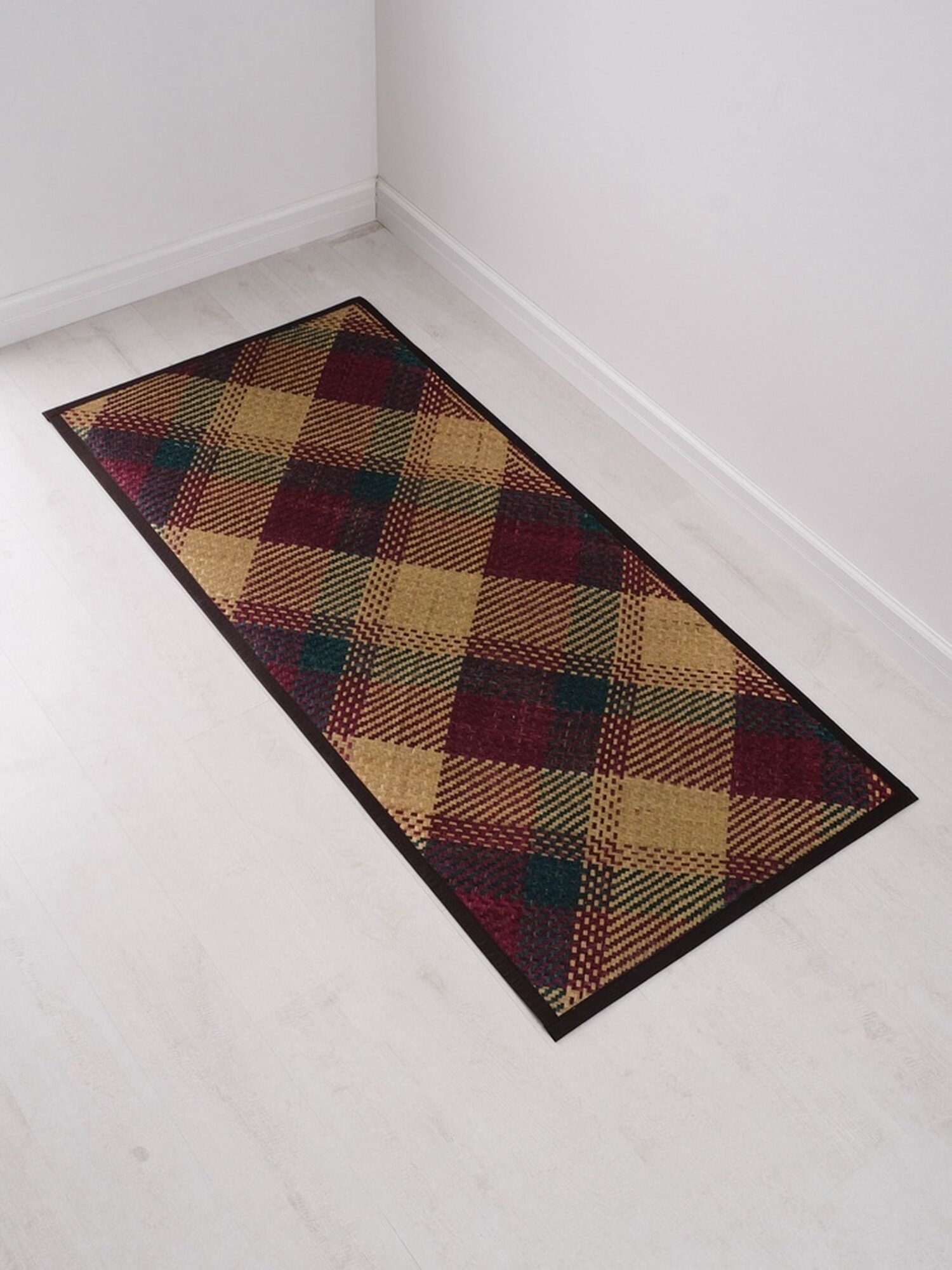 Коврик плетёный из листьев пандануса, 200×90×0.7 см +/- 2 см