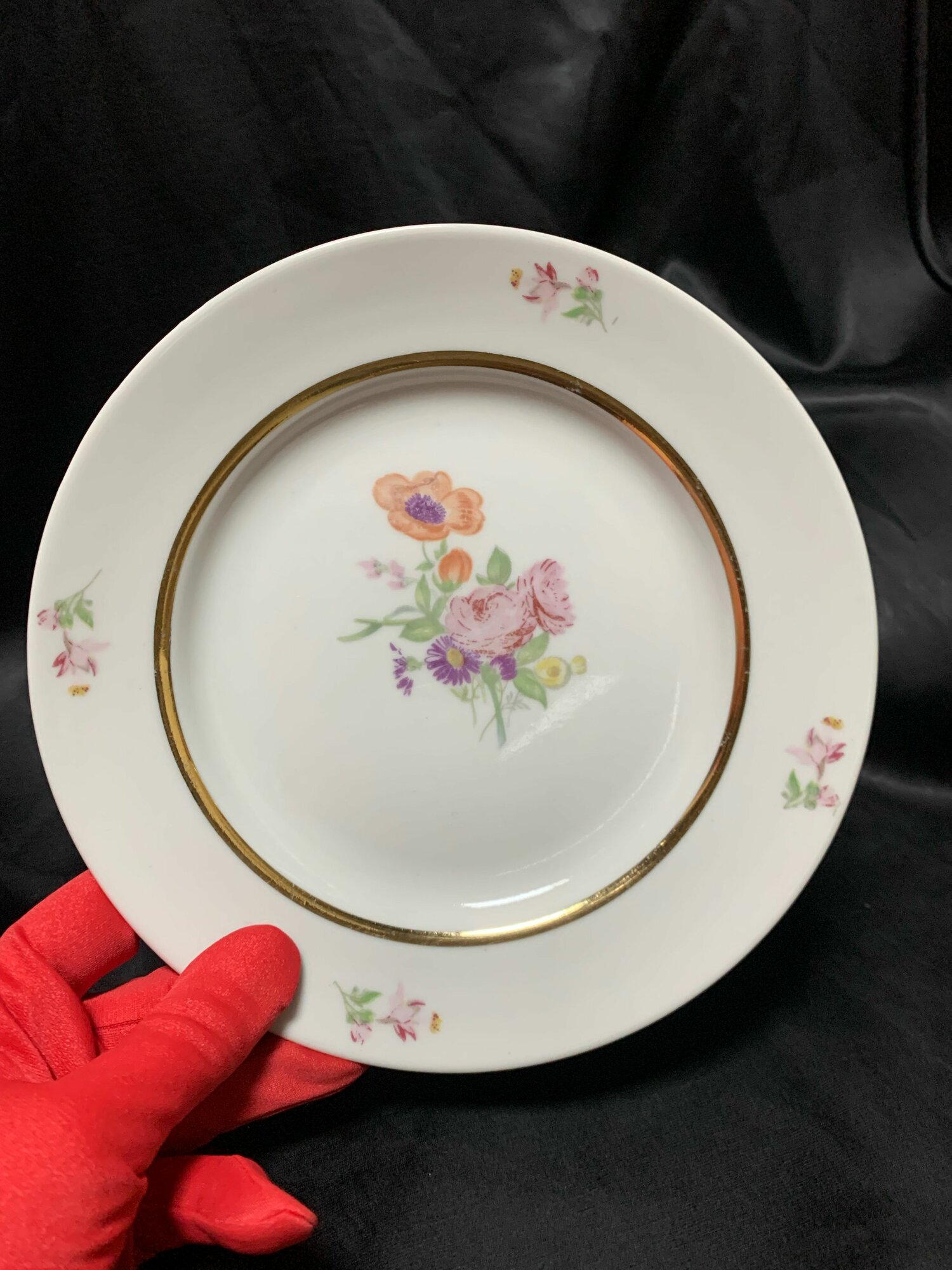 Фарфоровая тарелка под второе блюдо (ФЗ Пролетарий)