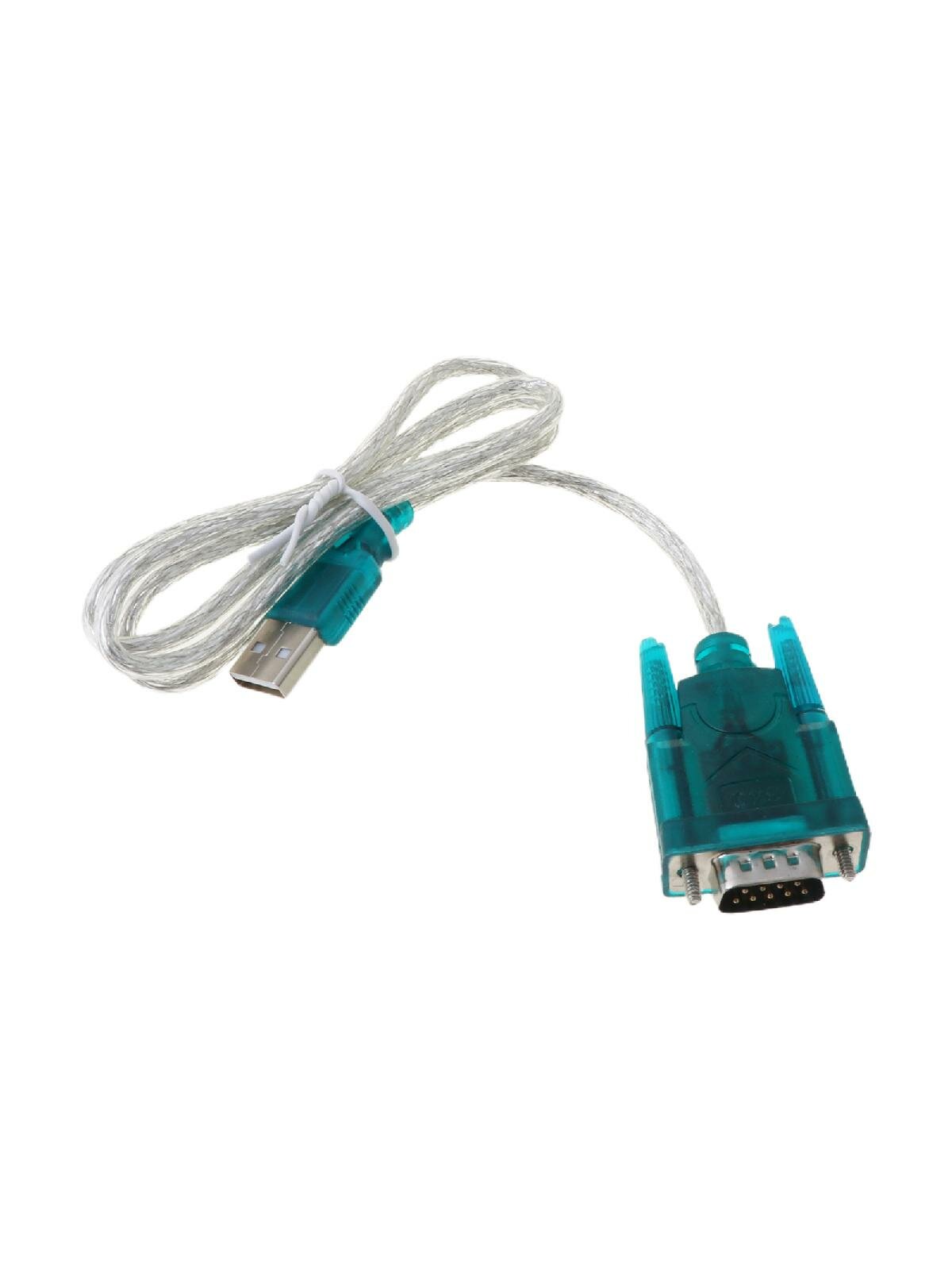 Black USB To RS232 RS-232(DB9) Serial Cable Standard Adapter Converter For PC