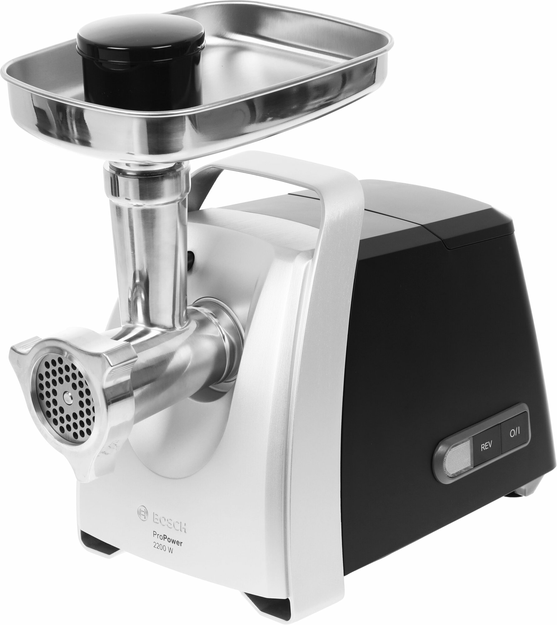 Мясорубка Bosch ProPower MFW68680 черный/серый, 800Вт, 5 насадок