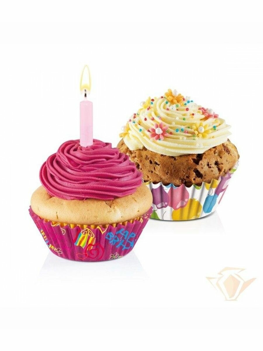 Корзинка кондитерская 6 см, 60 шт, мотивы для вечеринок DELICIA