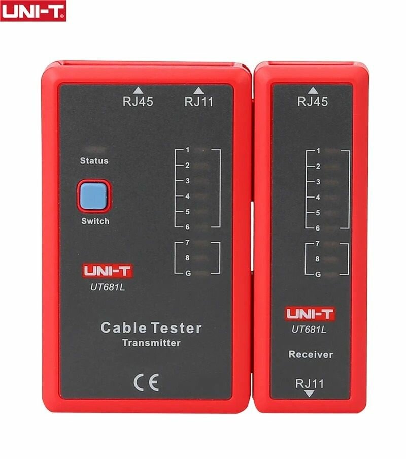 Cетевого Кабельный тестер, RJ-45+RJ11, сетевого, телефонного и интернет кабеля.