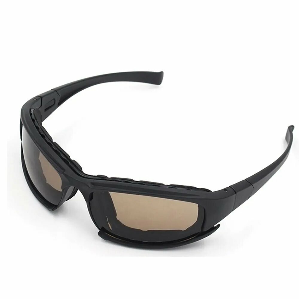 Мотоочки Black, универсальные, поляризационные, с чехлом и сменными линзами