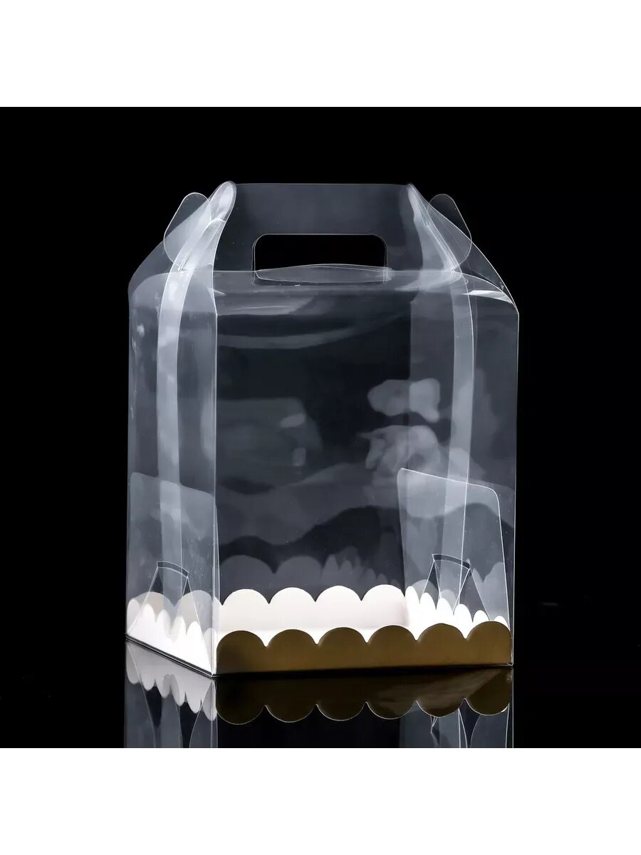 Коробка подарочная для бенто-торта 16 х 16 х 18 см