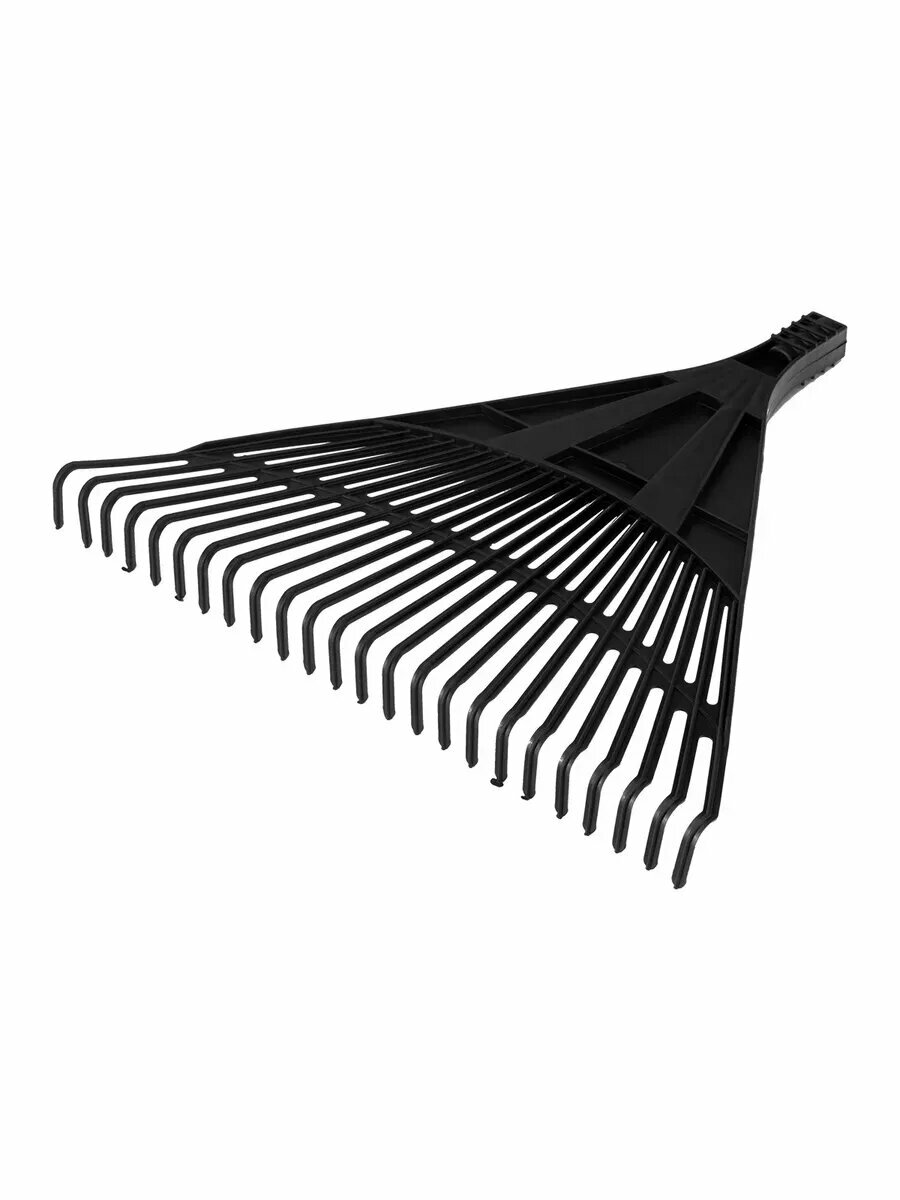 Грабли веерные 600 мм, пластик, 24 плоских зуба, 61708