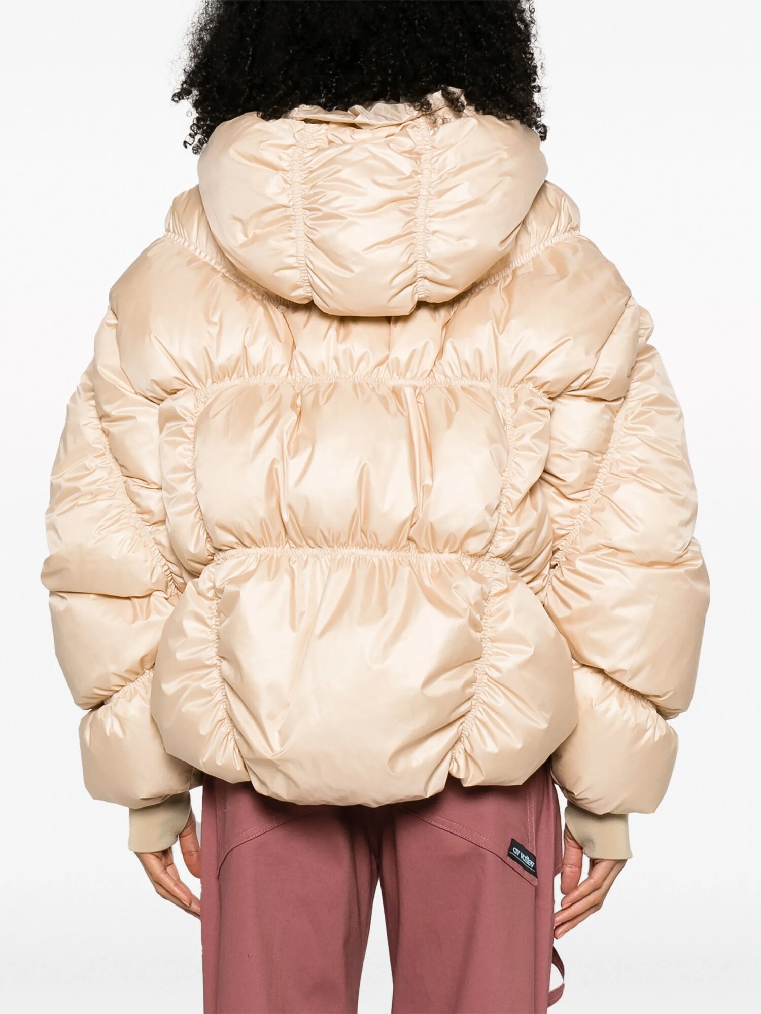 Куртка KHRISJOY Zip-up hooded puffer jacket, размер 40, разноцветный — фото 1