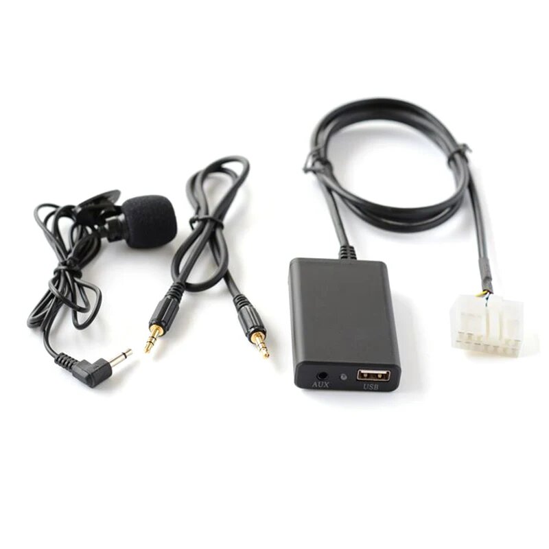 Автомобильный адаптер громкой связи стерео Aux USB Bluetooth Mp3 музыкальный адаптер смены CD адаптер для Toyota Corolla RVA4