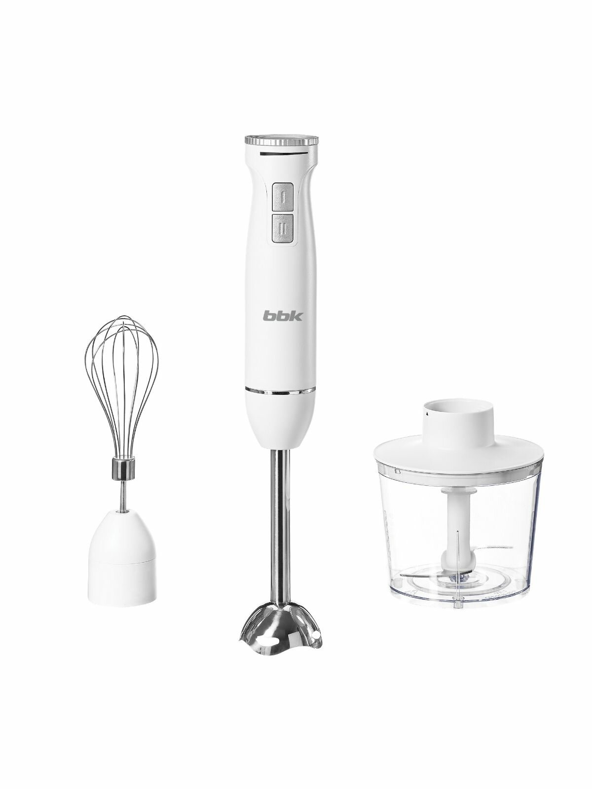 BBK Блендер погружной KBH1302 мощность 1100 Вт, турбо режим, плавная регулировка скорости, белый