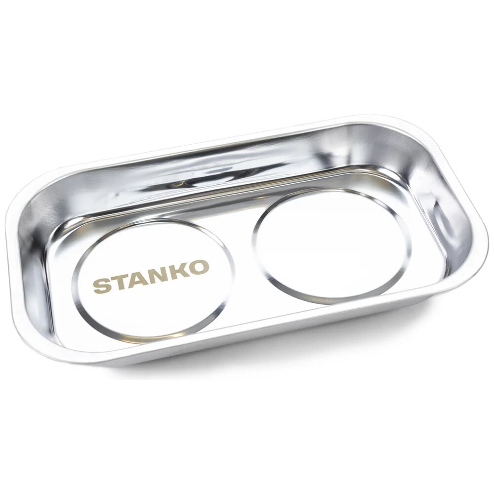 Тарелка магнитная STANKO 150х200 мм ST4149, без риска её повредить, прямоугольная форма, неодимовый магнит, прочность