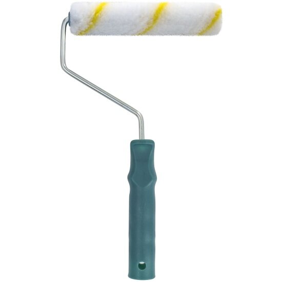 Мини-валик Ремоколор Professional малярный с рукояткой "Гирпан", ось 6мм, D15мм, 150мм, (шт.)