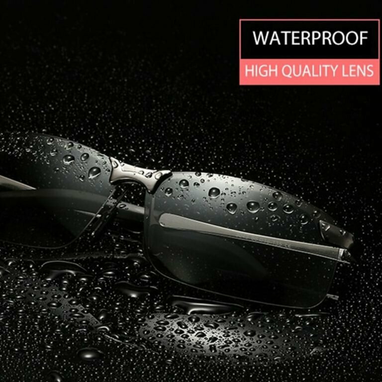 Поляризованные мужские очки для вождения 2026, черные, метал.