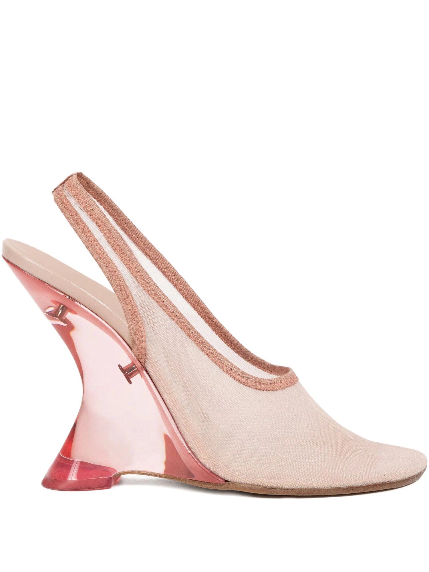 Туфли Туфли на танкетке с ремешком на пятке 