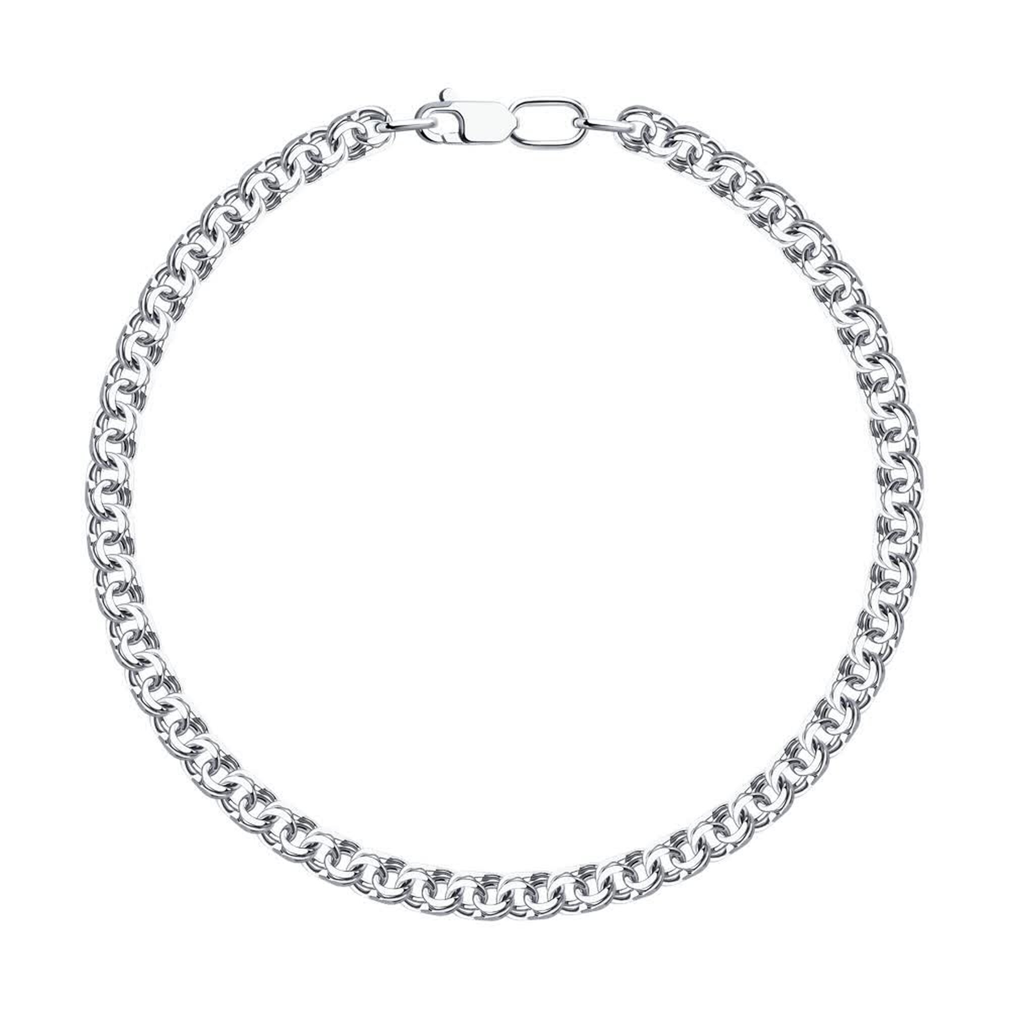 Браслет, серебро, 925 проба, родирование