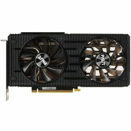 Видеокарта Palit GeForce RTX 3060 DUAL (LHR) (NE63060019K9-190AD) - PCI-E 4.0, 12 ГБ, GDDR6, 192 бит, DisplayPort x3, HDMI, GPU 1320 МГц