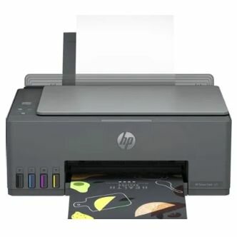 МФУ струйное HP Smart Tank 581 (4A8D4A) черный - цветной, A4, 1200x1200 dpi, ч/б - 22 стр/мин (A4), USB Type-A, AirPrint, Wi-Fi