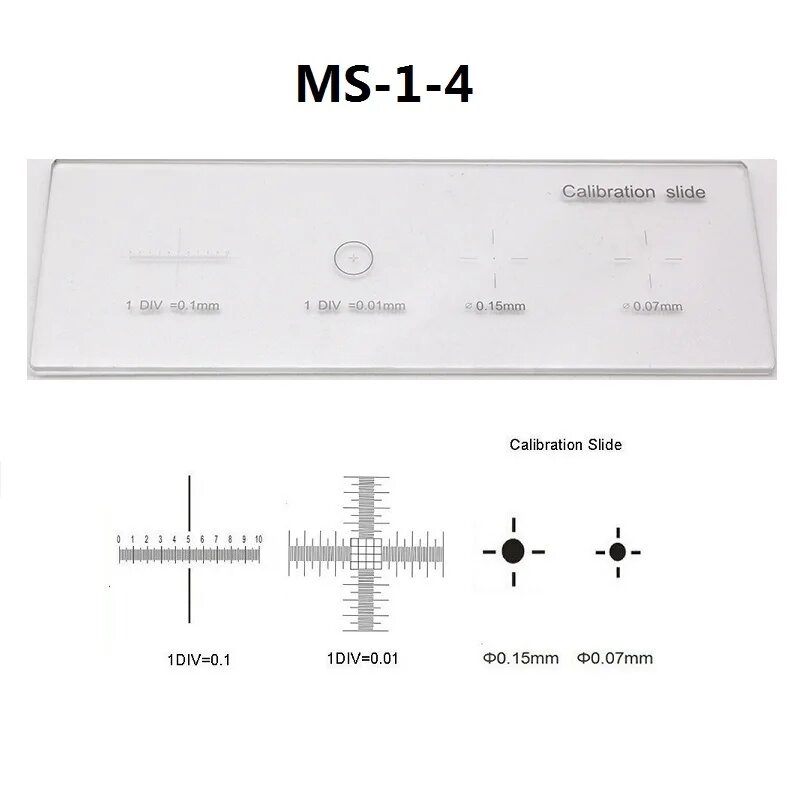 Калибровочная линейка для микроскопа WALLY SKY MS-1-1