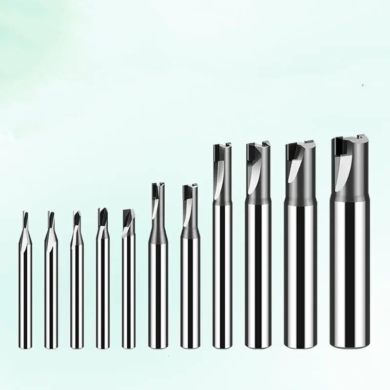Алмазная фреза PCD, сферическая фреза, фреза с фаской, 90 градусов, материал инструмента для обработки, твердосплавные биты с ЧПУ, 6 м Milling Cutter, 6mmx6d x60L-2T