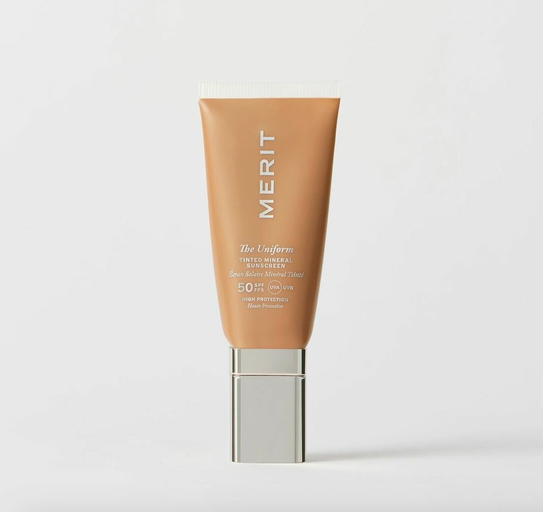 Merit Тональный крем The Uniform TINTED MINERAL SUNSCREEN SPF 50 (14 - medium-deep neutral) 50 мл