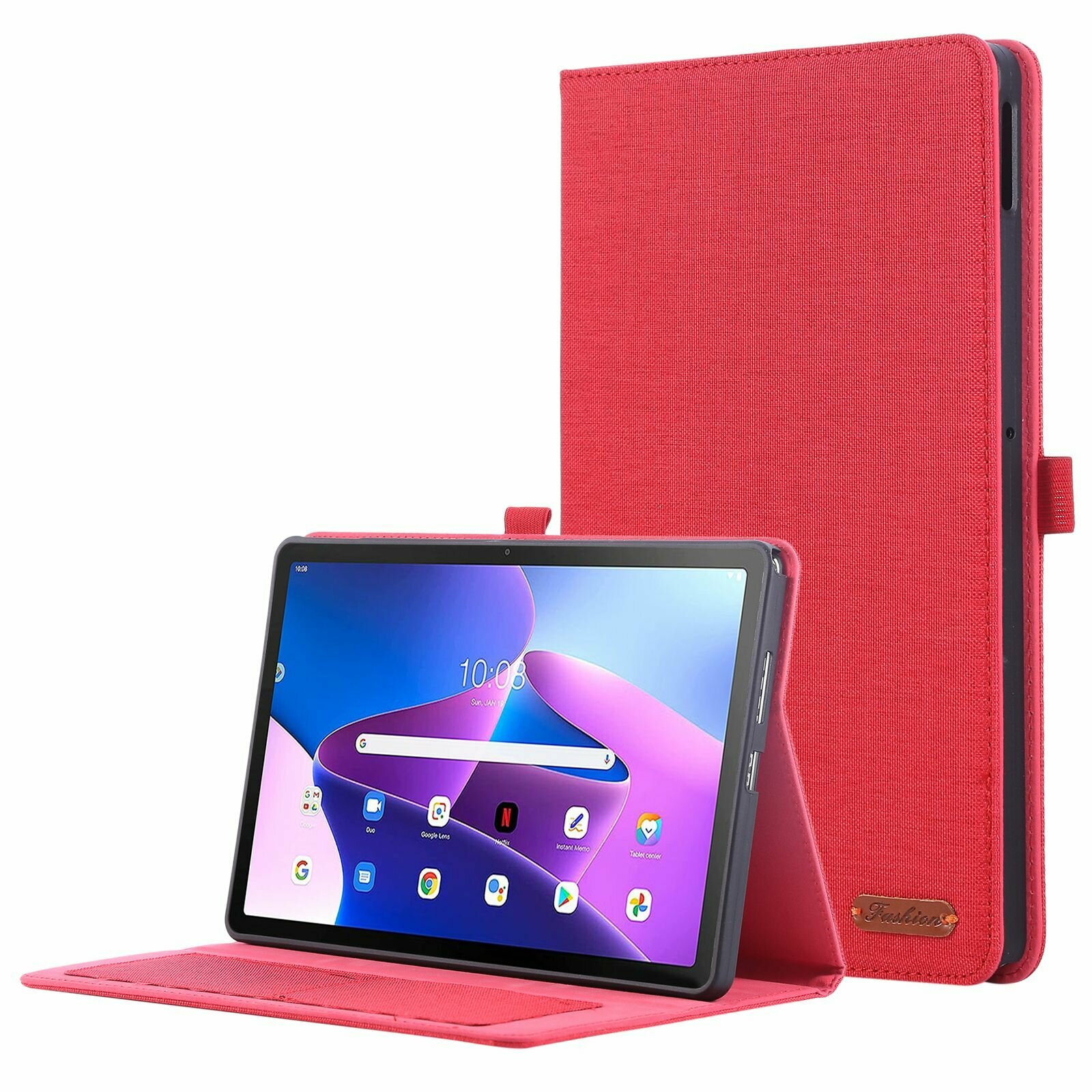 Чехол на планшет Lenovo Tab 10.1 2025/ K10 2 Gen/ K10C 2025 года, 10.1 дюйма, красный