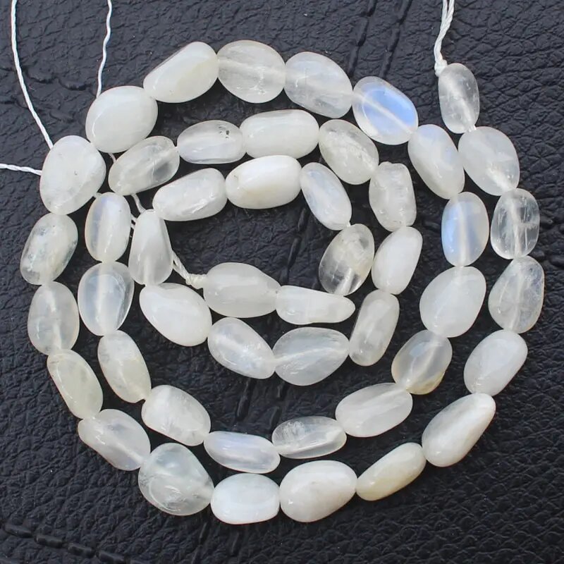 Натуральные лунные камни бусины Laerf Beads 3-15 мм 5-8mm Blue moon