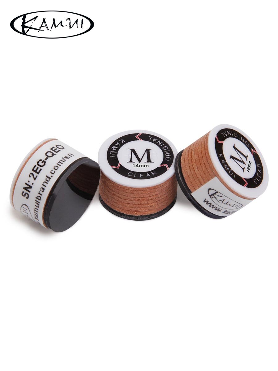 Наклейка для кия Kamui Clear Original 14 мм Medium, многослойная, 1 шт.