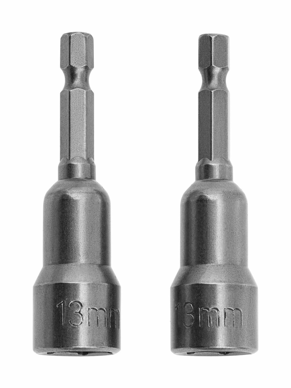 Набор бит для шуруповерта с торцевыми головками Matrix, 13x65 мм, 2 шт, CrV, встроенный магнит, биты с головками, 11791