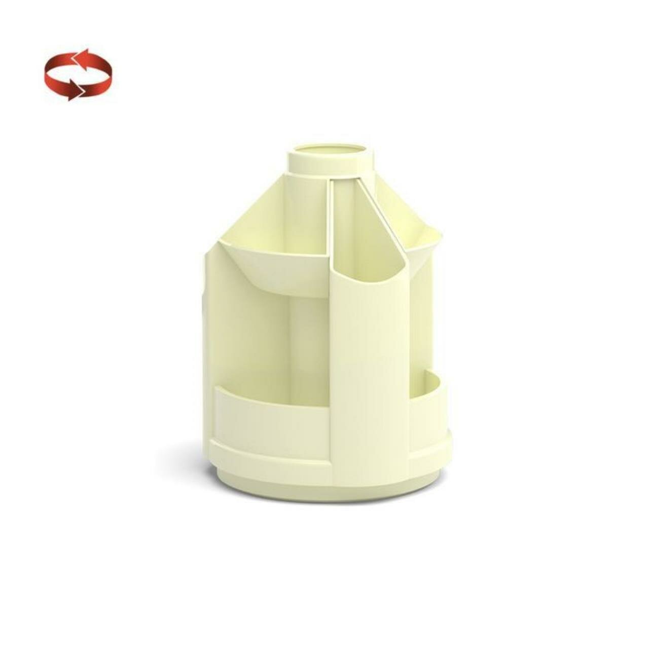 Подставка для канцелярских принадлежносте ErichKrause MINI DESK PASTEL вращающаяся, 10 отделени, 112