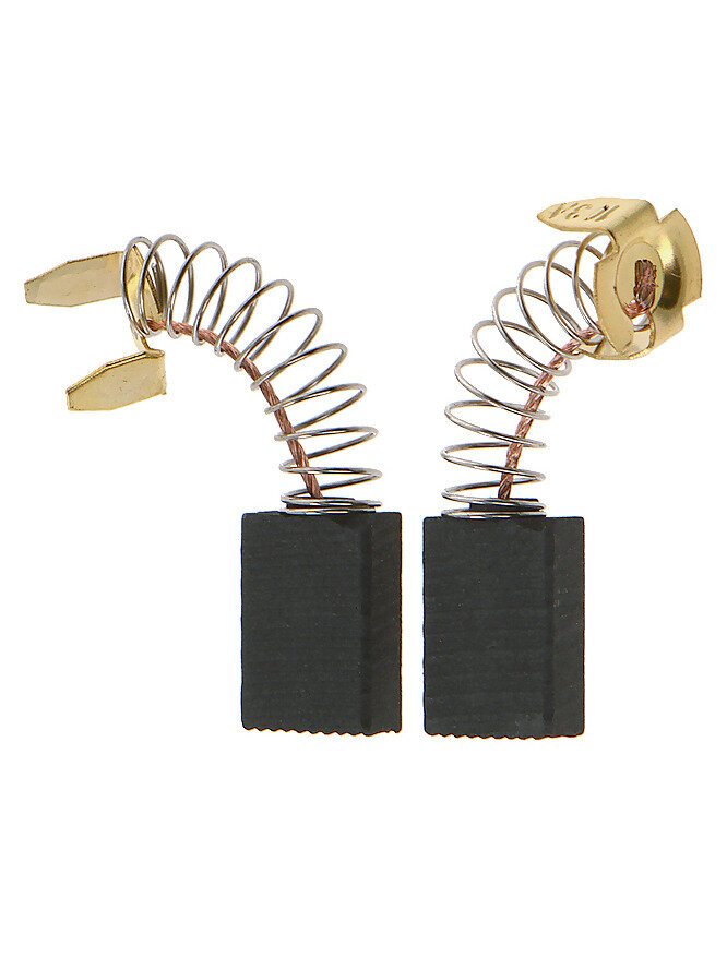 Щетки угольные 6x10x14 (пружина, пятак-уши, автоотключение)181038-5 для молотка отбойного MAKITA HM0810