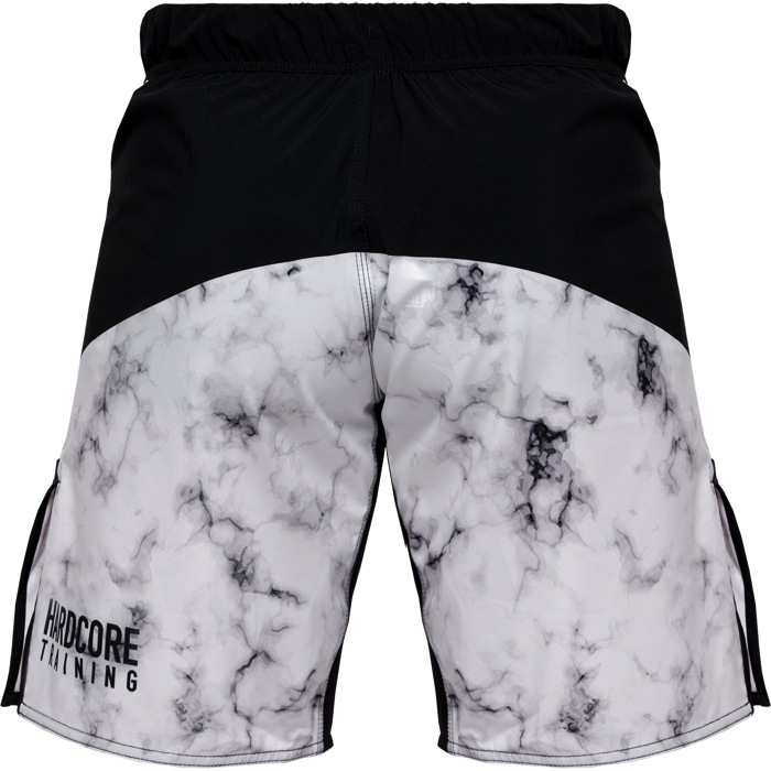 Шорты спортивные HARDCORE TRAINING Marble, размер S, серый, черный, белый — фото 1