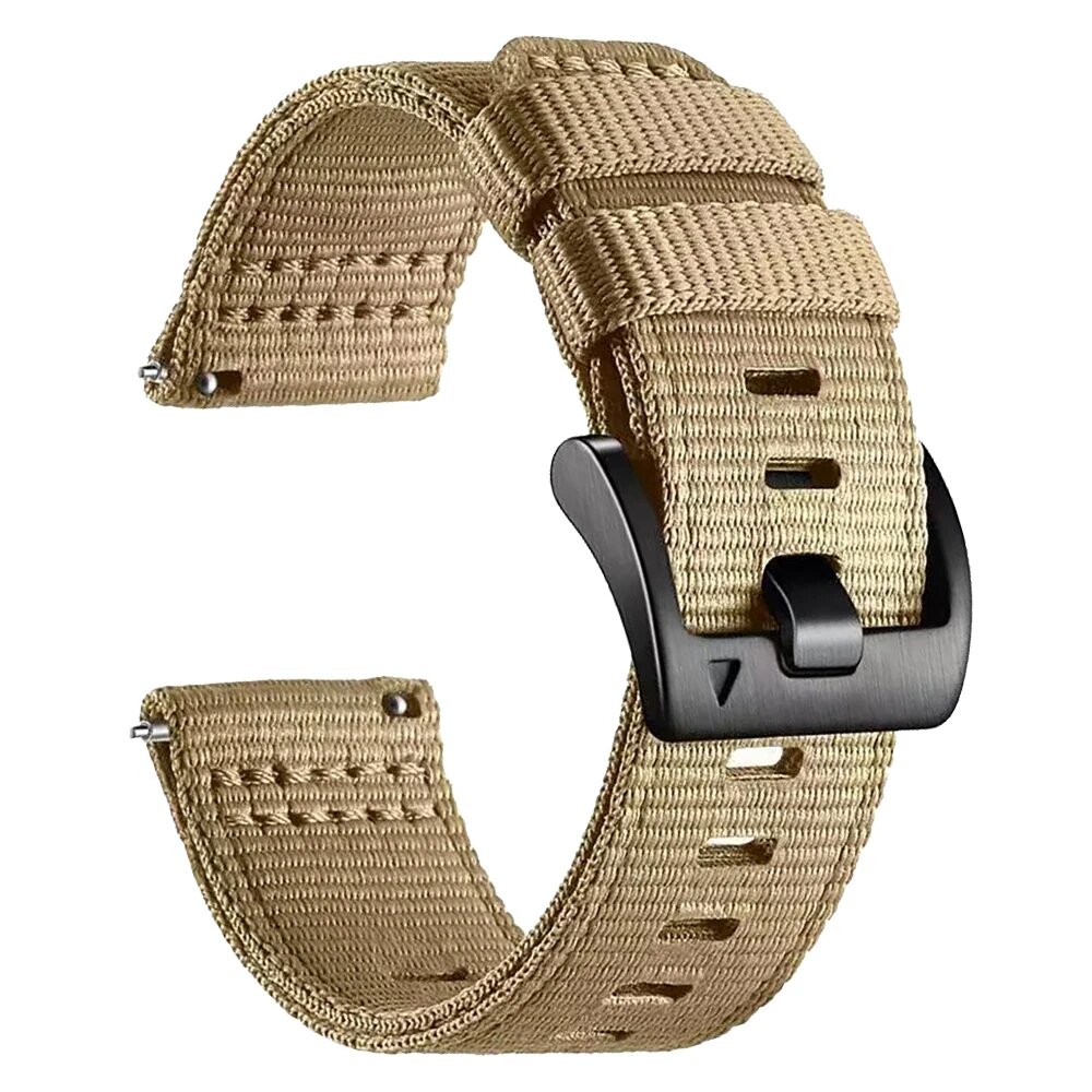 Холщовый ремешок 22 мм Khaki для Garmin