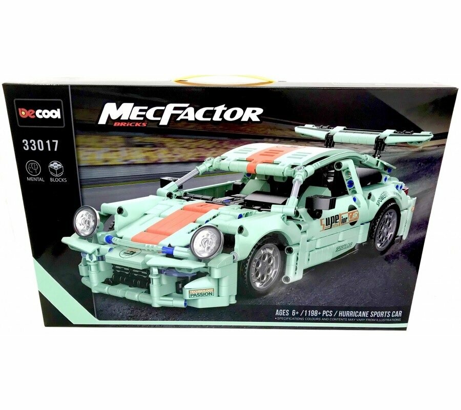 Конструктор Porsche, 1198 деталей/ 33017