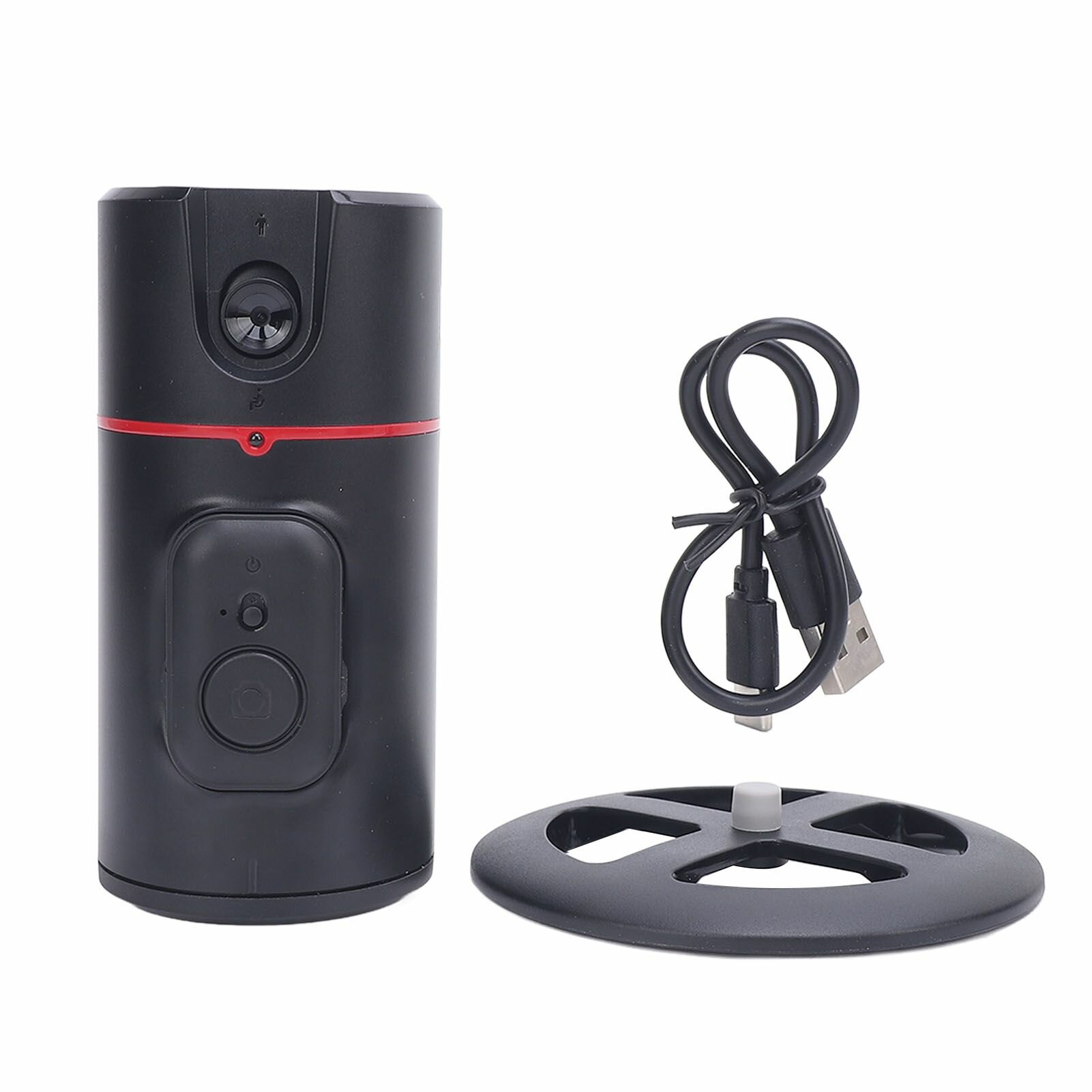 Стабилизатор автоматического отслеживания лиц для смартфона, регулируемый угол, распознавание ИИ, портативный держатель для телефона, селфи-блог