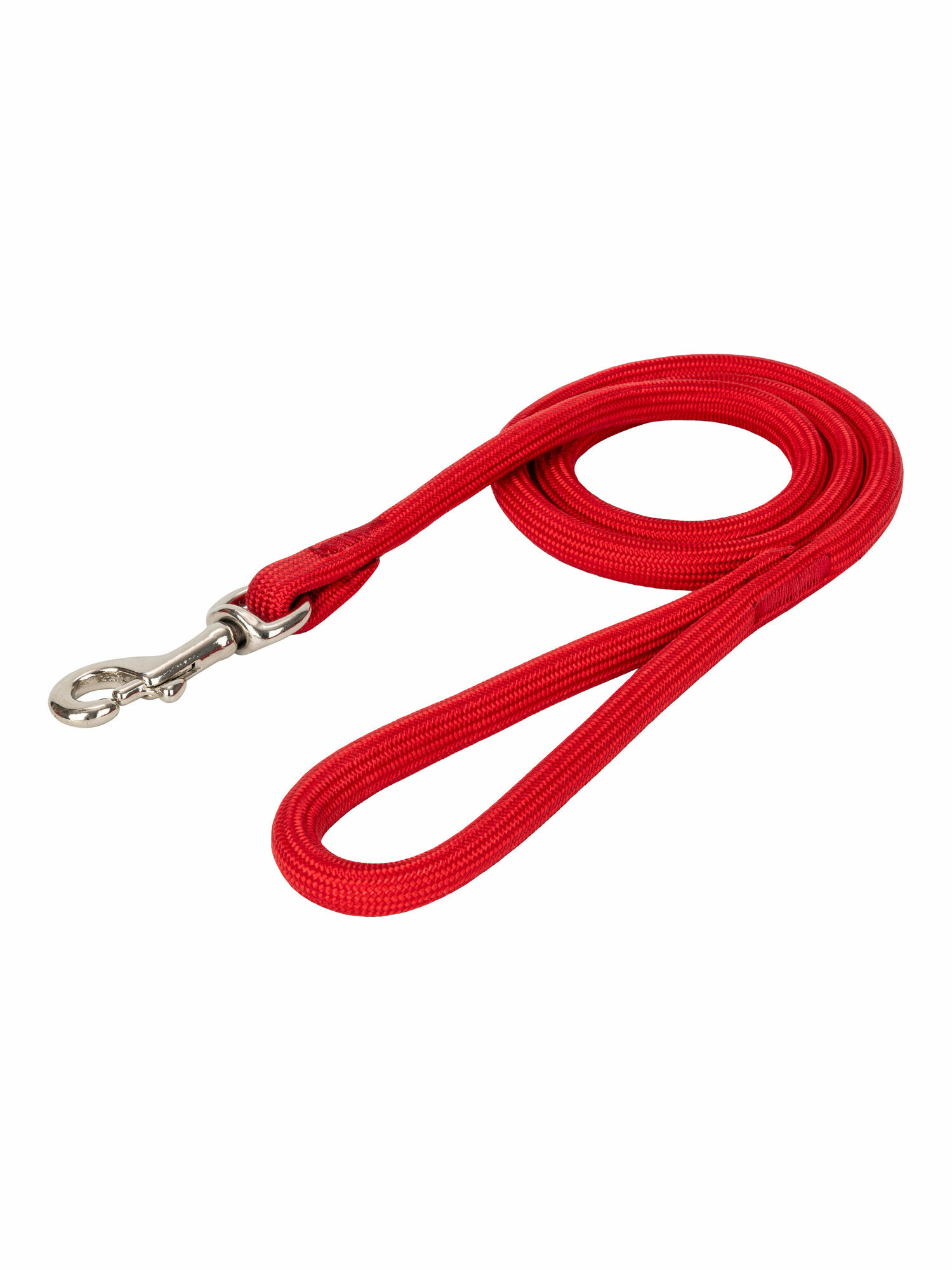 Поводок для собак с карабином ZooOne, круглый шнур, ширина 13 мм, длина 1,2 м, красный, 73-2984