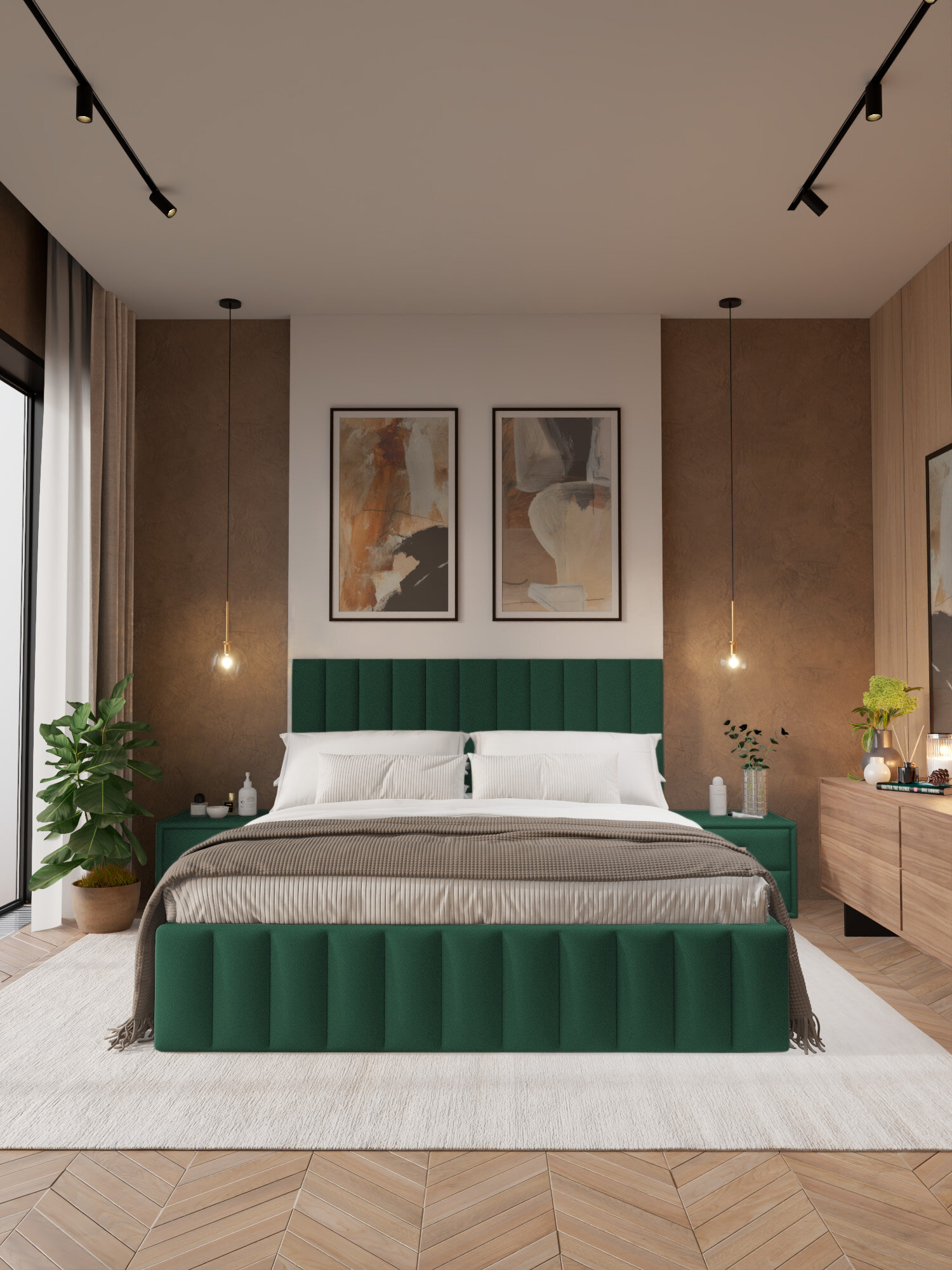 Кровать двуспальная Микс Интерьер 120х200 с подъемным механизмом, Альпия с мягким изголовьем для дома и спальни, ортопедическое основание, ящик для белья