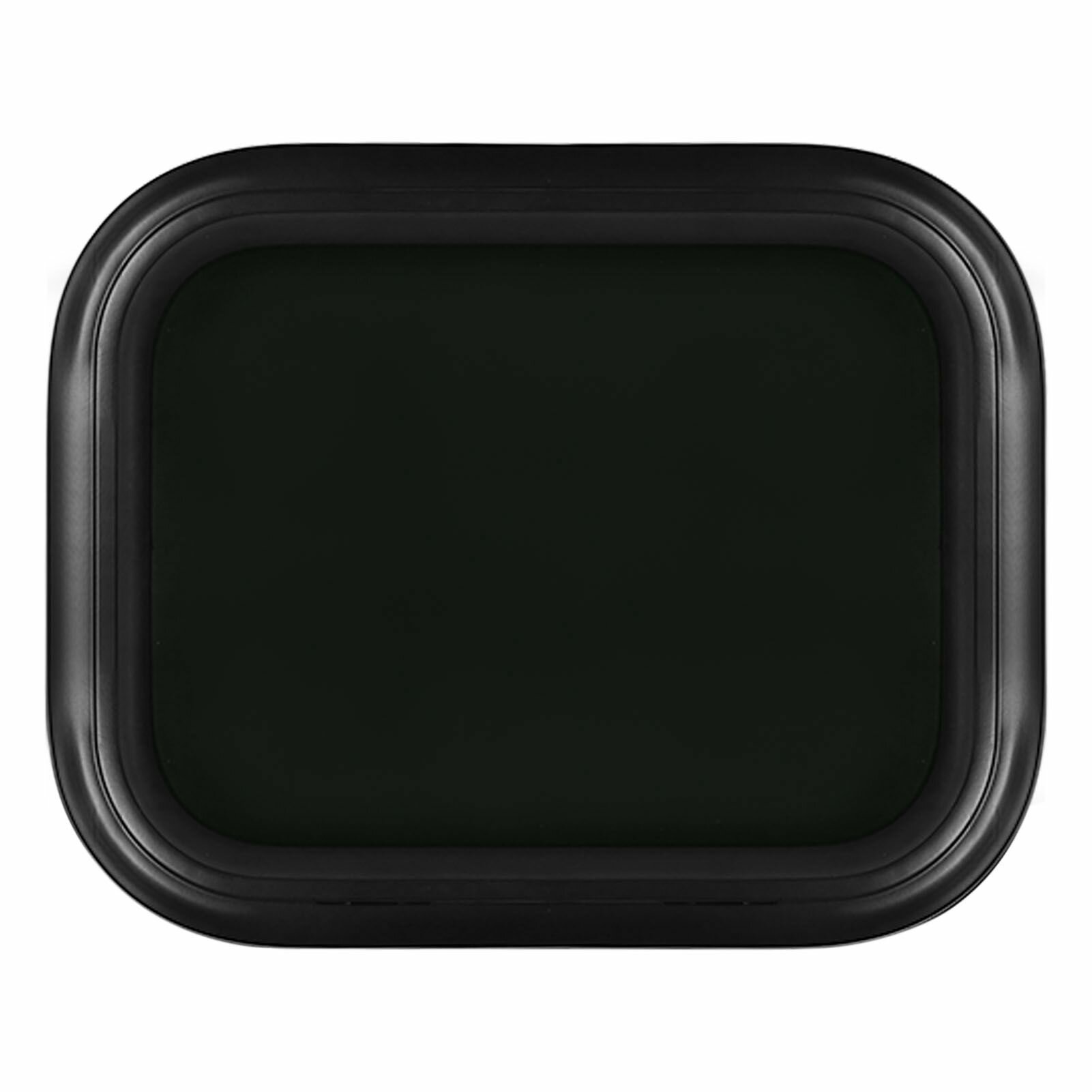 Фиксированное окно для автодома 450 x 300 мм, алюминиевый сплав, черное, водонепроницаемое, с круглым углом, для стен 48-53 мм