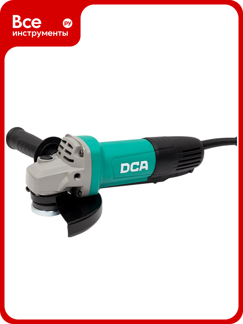Угловая шлифовальная машина DCA ASM14-125, для применения домашней мастерской или производстве, универсальный, 800 Вт