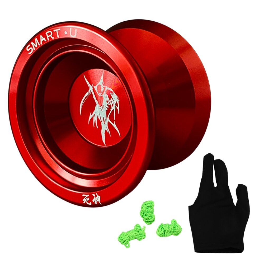 S2 Snake Metal Yoyo Professional Yoyo Ball MyPads Алюминиевый сплав Yo-Yo + перчатки + 3 струны Классическая игрушка для детей