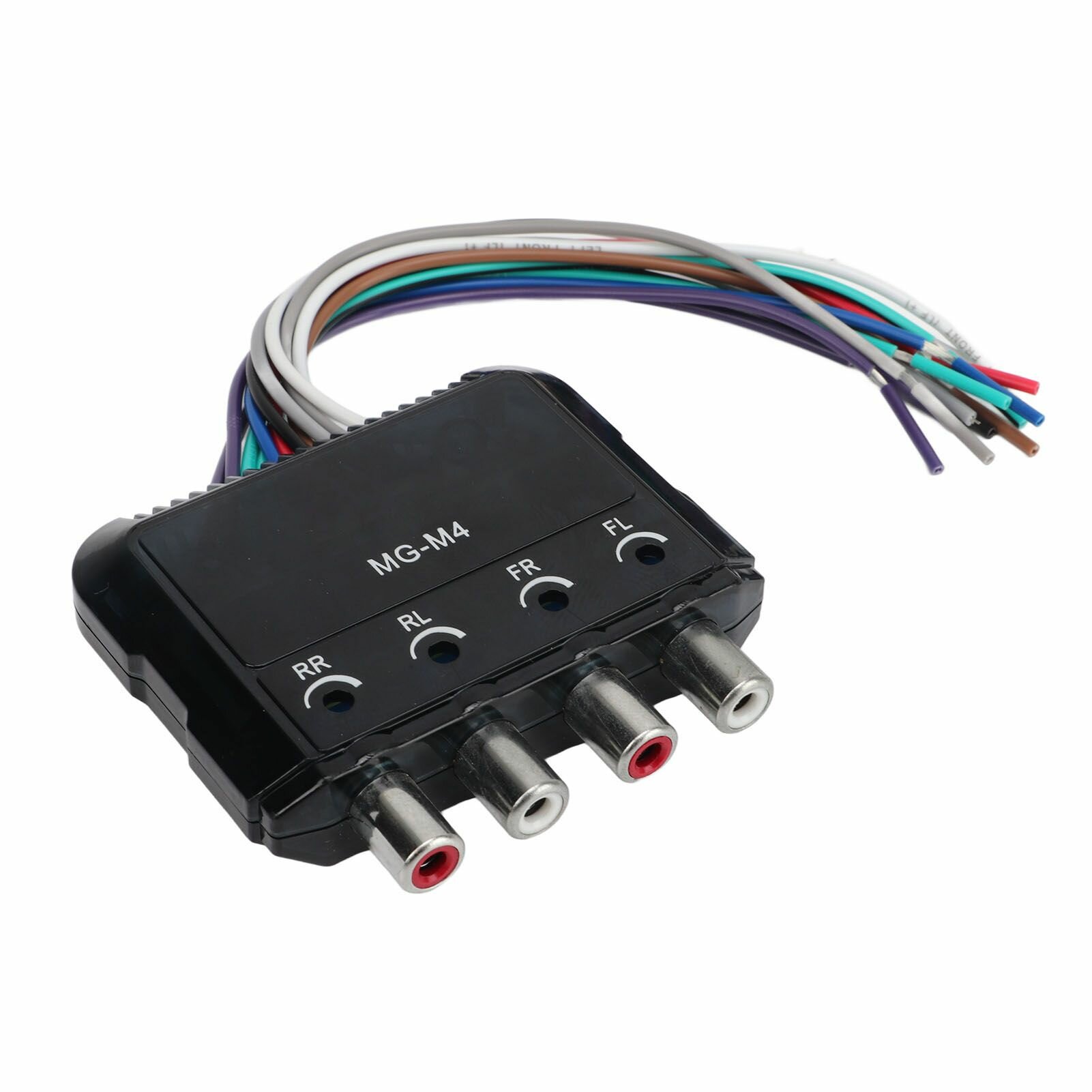 Конвертер аудио с высоких на низкие частоты, 4 канала, противодействие помехам, 80Вт на канал, универсальное применение