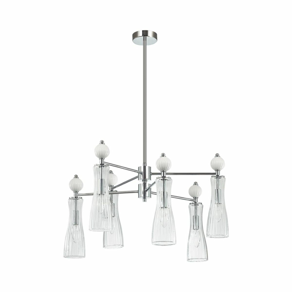 Люстра на штанге Lumion Neoclassi Emily 8268/6, в стиле неоклассика