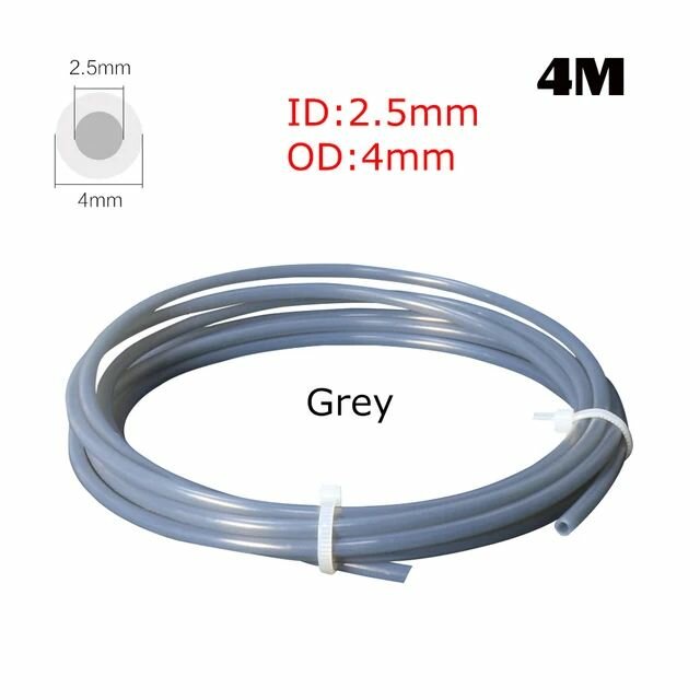 Трубка из птфэ для Bambu Lab P1P AMS A1 mini Grey 4 meter
