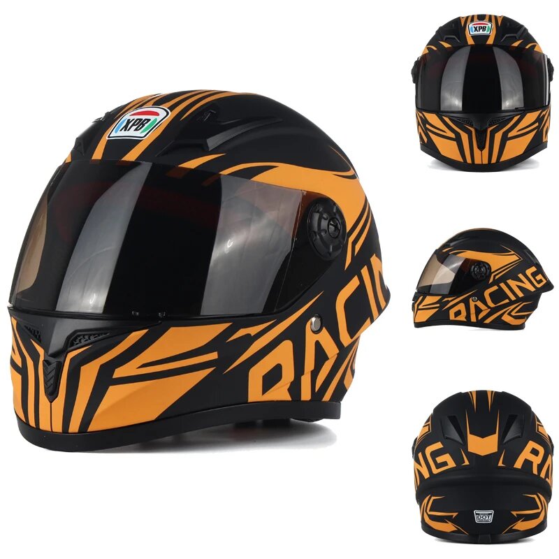 Новинка 2025 года, детский мотоциклетный крутой детский полный шлем, защитный L, 6 Black tea lenses