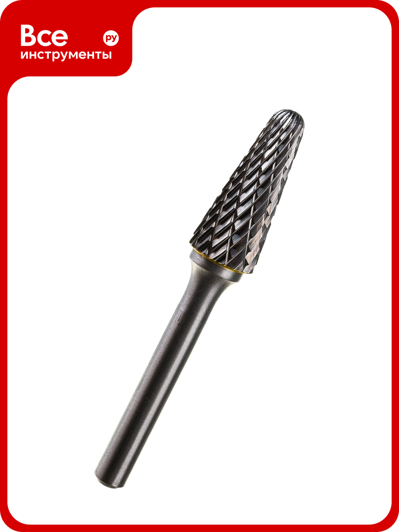 Борфреза твердосплавная тип L конус со сферическим окончанием (12х28 мм; хвостовик 6 мм) MESSER L1228M06