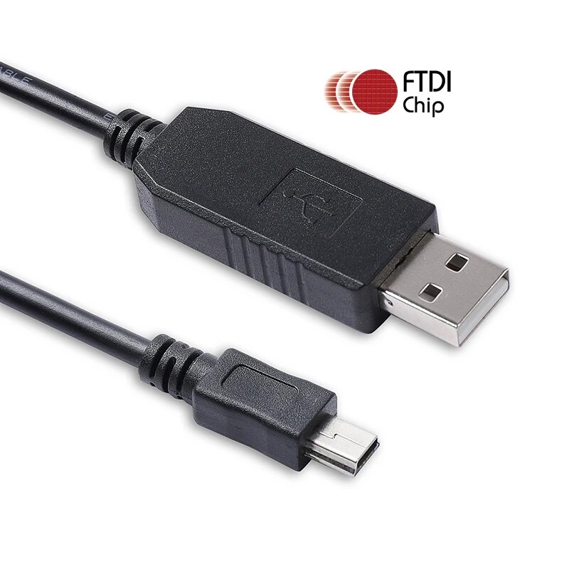 BETTCONN Кабель USB RS232 к Mini USB черный 1 м 3 м