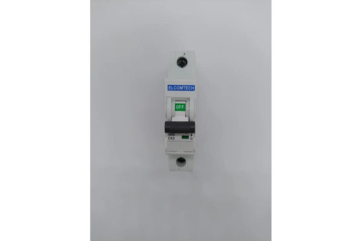 ELCOMTECH Автоматический выключатель MCB21B-6-1C63AC UT-00026270 для систем питания