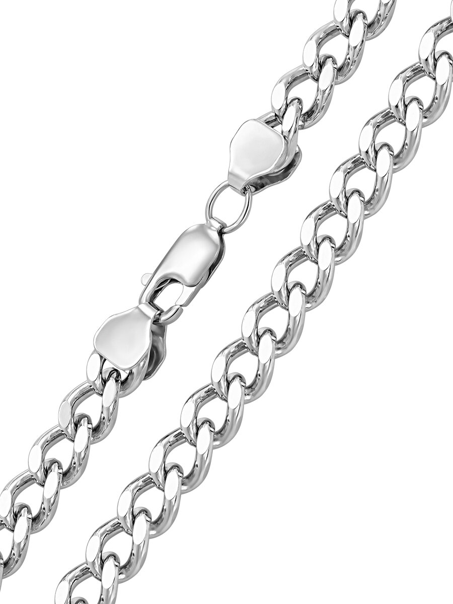 Браслет-цепочка, серебро, 925 проба, родирование