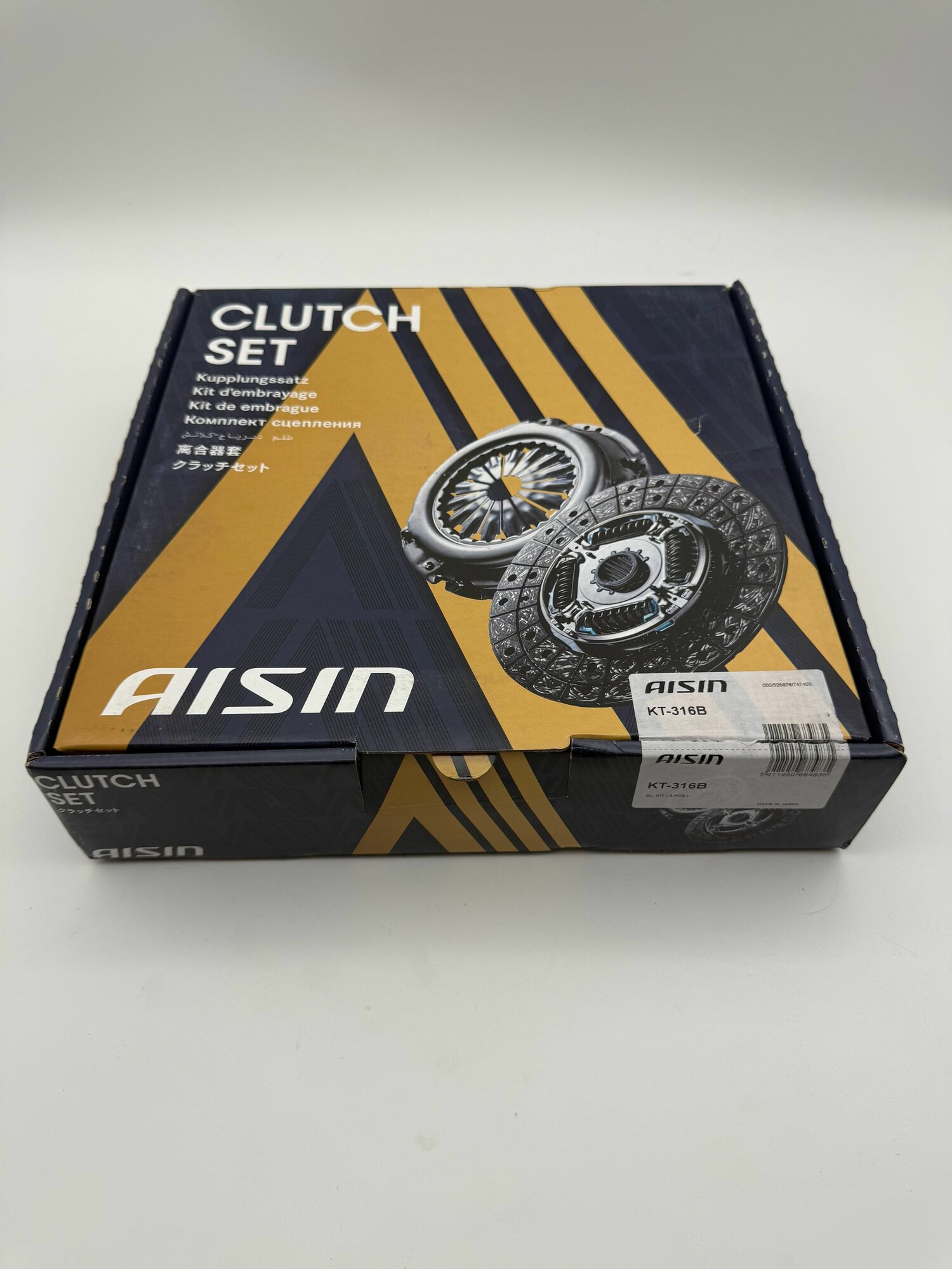 Комплект сцепления Aisin KT316B Toyota Corolla/Auris Роботизированная КПП