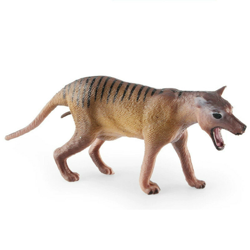 Скульптура животное волк модель из пластика для школьных проектов и декора детей сумка волк