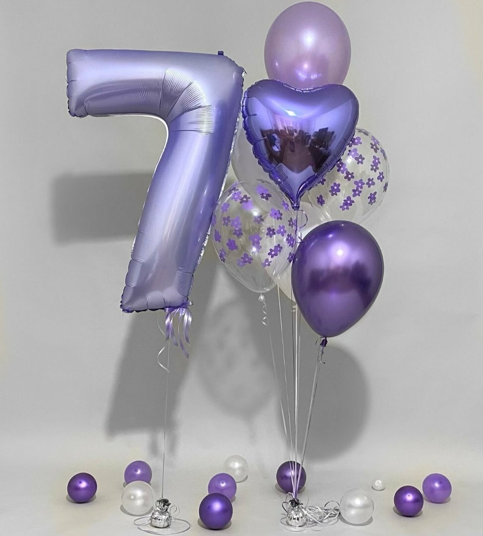 Гелиевые шары «Сиреневая мечта»